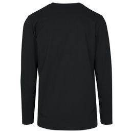 Urban Classics Herren T-Shirt "Urban Classics Herren Stretch Terry Longsleeve"schwarz, Gr. L, unifarben, 95% Baumwolle, 5% Elasthan, Shirts