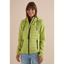 Cecil Damen Outdoorjackeiced lime, Gr. XS, unifarben, Stoff, Obermaterial: 67% Polyester, 27% Viskose, 6% Elasthan. Obermaterial 2: 100% Polyester.