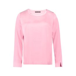 Betty Barclay Damen Schlupfbluse "Damen mit U-Boot-Ausschnitt"sea pink, Gr. 48, Satin, Obermaterial: 97% Polyester, 3% Elasthan, Blusen