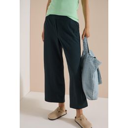 Cecil Damen 7/8-Hose "Style Neele", schwarz, Gr. M, unifarben, Web, Obermaterial: 73% Viskose, 25% Polyester, 2% Elasthan. Futter: 100% Polyester,
