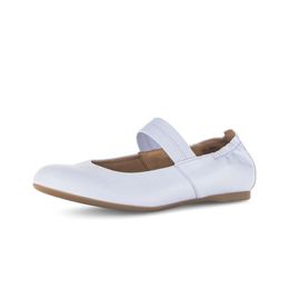 Gabor Damen Ballerina "Eleganter Ballerina", Gr. 39, wei&szlig;, Schuhe