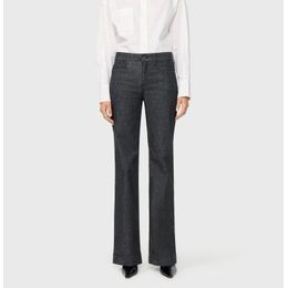 MAC Damen Weite Jeans "Dream Wide authentic"fashion rinsed, Gr. 32, Denim/Jeans, Obermaterial: 79% Baumwolle, 19% Polyester, 2% Elasthan, Jeans, mit