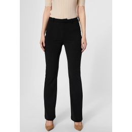 V&eacute;ro Moda VERO MODA Damen Anzughose "VMAMIRA MR FLARED PANT", schwarz, Gr. XS, unifarben, Web, Obermaterial: 95% Polyester, 5% Elasthan, Hosen