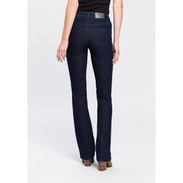 Arizona Damen Bootcut-Jeans "Baby Bootcut", blau, Basic, Gr. 84, clean, Denim/Jeans, Obermaterial: 69% Baumwolle, 29% Polyester, 2% Elasthan, Jeans,