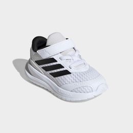 M&auml;dchen Sneaker "RUNFALCON 6 KIDS", adidas Sportswear, Gr. 24, schwarz-wei&szlig;, Synthetik, Textil, Schuhe, f&uuml;r Kinder