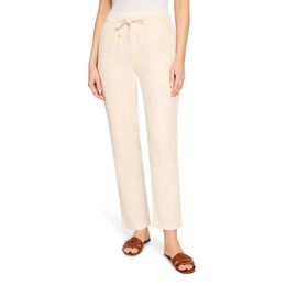 Cartoon Damen Leinenhose "Damen unifarben", beige, Gr. 42, Obermaterial: 55% Leinen, 45% Viskose, Hosen