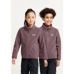 Jack Wolfskin Jungen Fleecejacke "TAUNUS 200 FZ K"sheerplum, Gr. 152, Obermaterial: 100% Polyester. Futter: 100% Polyester, Jacken,