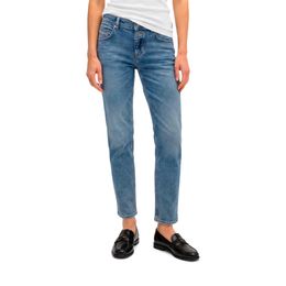 Marc O'Polo MARC O'POLO Damen 5-Pocket-Jeans "aus Bio-Baumwoll-Mix", blau, Gr. 27, unifarben, Obermaterial: 98% Baumwolle, 2% Elasthan, Jeans