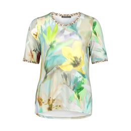 Betty Barclay Damen Kurzarmshirt "Damen mit Rundhalsausschnitt", bunt, Gr. 40, Jersey, Obermaterial: 95% Viskose, 5% Elasthan, Shirts