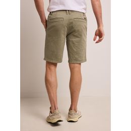 Street One MEN Herren Shorts, beige, Gr. 36, unifarben, Web, 98% Baumwolle, 2% Elasthan, Hosen, aus Baumwolle mit Stretchanteil