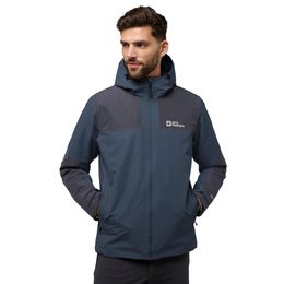 Jack Wolfskin Herren Winterjacke "JASPER INS JKT M", blau, Gr. L, Obermaterial: 100% Polyester. F&uuml;llung: 100% Polyester. Futter: 100% Polyester,