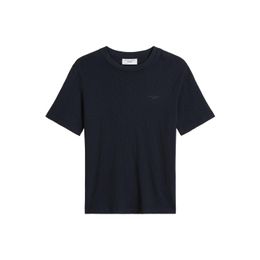 Marc O'Polo Herren T-Shirt "T-Shirt T-Shirt, SSL, Logo Print, Reg 1er Pack", blau, Gr. S, MARC O'POLO DENIM, Obermaterial: 100% Baumwolle CO., Shirts