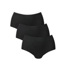 Damen High-Waist-Slip "Essential", ANITA SINCE 1886, Gr. L, schwarz, Stoff, Obermaterial: 80% Polyamid, 20% Elasthan, clean, unifarben, Unterhosen,