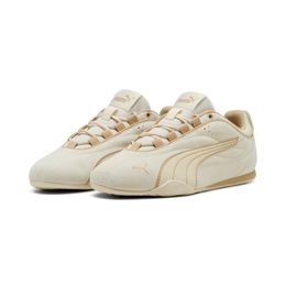 Puma Damen Sneaker "CATCH SOLEIL SD", Gr. 42, beige, Leder, Schuhe, f&uuml;r Alltag, mit Lederobermaterial, sportlicher Stil, mit Schn&uuml;rung