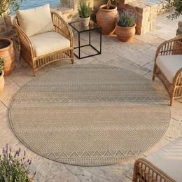 Outdoorteppich, H:5mm &Oslash;:160cm, beige, Ayyildiz Teppiche, Polypropylen, Teppiche, "DESERT 1303 , auch als L&auml;ufer und Rund erh&auml;ltlich", In und Outdoor,