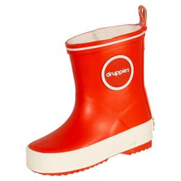 Druppies M&auml;dchen Gummistiefel "Stiefel", Gr. 22, rot, Obermaterial: 100% Naturkautschuk NaRubber., Schuhe