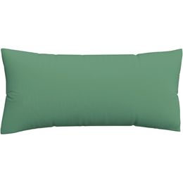 Kissenbezug Schlafgut, B:40cm L:80cm, gr&uuml;n, Mako-Satin, Obermaterial: 100% Baumwolle, Kissenbez&uuml;ge, "Premium Kissenbezug Woven Satin (1 St)",