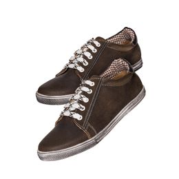 MADDOX COUNTRY COUNTRY MADDOX Damen Sneaker "Sneaker VALENTINA", Gr. 42, braun, Obermaterial: 100% Lederfaserstoff LEAFIBTEX., Schuhe