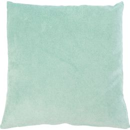 G&ouml;zze Dekokissen G&Ouml;ZZE, B:50cm L:50cm, gr&uuml;n, Obermaterial: 100% Polyester, Dekokissen_Sitzkissen_Kissenh&uuml;llen, "Muri", in vielen Unifarben