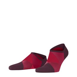 Burlington Herren Sneakersocken "Clyde", Gr. 40, rot, Baumwollmischung, Argyle-Muster, Socken, Einheitsgr&ouml;&szlig;e 40-46, Argyle-Muster, eingestrickte