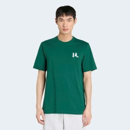 Herren T-Shirt "M EMB SLIDES T", gr&uuml;n, Gr. XL, adidas Sportswear, Obermaterial: 100% Baumwolle, Shirts, mit Rundhalsausschnitt, ohne Verschluss,