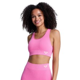 Roxy Damen Sporttop "Chillout Seamless Washed", Gr. S, pink, Obermaterial: 90% Polyamid, 10% Elasthan., Tops