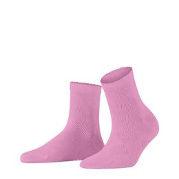 Burlington Damen Kurzsocken "Chelsea", Gr. 36, rosa, Obermaterial: 76% Baumwolle CO. 22% Polyamid PA. 2% Elasthan EL., glatt, Socken