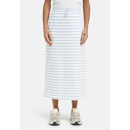 Smith & Soul SMITH & SOUL Damen Sommerrocktrue blau, Gr. S, gestreift, Web, Material: 100% Baumwolle, R&ouml;cke, mit Taschen