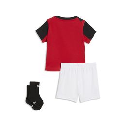 Puma M&auml;dchen Trainingsanzug "AC Milan 26/27 Heim-Trainingsanzug. Kinder"schwarz for all time rot, Gr. 86, Obermaterial: 100% Polyester. Rippe: 100%