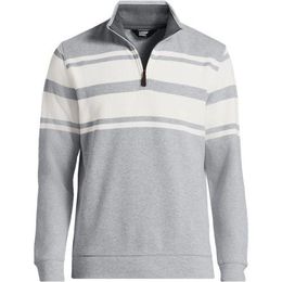 LANDS' END Rei&szlig;verschluss-Pullover aus Bedford-Ripp f&uuml;r Herren, Herren, size: regular, Muster, Baumwolle, by Lands' End