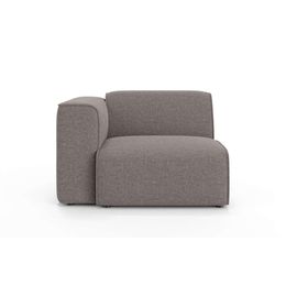 Sessel OTTO HOME, B:109cm H:70cm T:97cm, braun, 100% Polyester, Wohnzimmer, Sessel, "Sofa-Eckelement, Ma&szlig;e B/T/H: 109/97/46 cm", als Modul oder