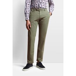 Bugatti Herren Chinohose, gr&uuml;n, Gr. 31, unifarben, 86% Baumwolle, 11% Polyester, 3% Elasthan, Hosen, mit Elasthananteil