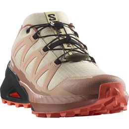 Salomon Damen Trailrunningschuh "SPEEDCROSS PEAK W", Gr. 42, beige, Synthetik, Textil, Schuhe, wasserdicht