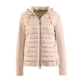 Fuchs & Schmitt FUCHS SCHMITT Damen Steppjacke, beige, Gr. 46, clean, unifarben, Web, Obermaterial: 100% Polyester, Jacken, mit abnehmbarer Kapuze