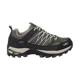 CMP Herren Wanderschuh "RIGEL LOW WP TREKKING SHOES", Gr. 47pine, corda, Leder, Synthetik, Schuhe, wasserdicht