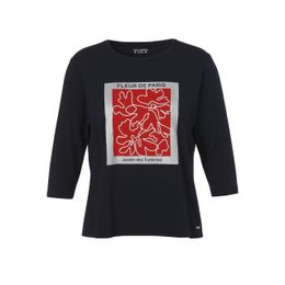 Via Appia Due Damen T-Shirt "Via Appia Due T-Shirt", bunt, Gr. 46, Obermaterial: 47% Baumwolle CO. 47% Modal CMD. 6% Elasthan EL., Shirts, Gro&szlig;e