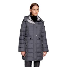 Betty Barclay Damen Steppjacke "Damen mit abnehmbarer Kapuze", grau, Gr. 38, Obermaterial: 100% Polyester. Besatz: 100% Polyester. Futter: 100%