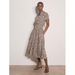 Apricot Damen Midikleid "Midikleid", braun, Gr. 36, gewebt, Obermaterial: 100% Viskose CV., Kleider, mit Animal-Print