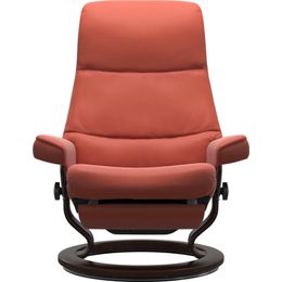 Relaxsessel stressless, B:79cm H:109cm T:77cm, rot, Leder BATICK: BATICK ist ein leicht korrigiertes, durchgef&auml;rbtes und genarbtes M&ouml;belleder, bei