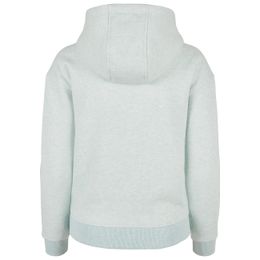 Urban Classics Damen Rundhalspullover "Urban Classics Damen Ladies Color Melange Hoody", wei&szlig;, Gr. M, unifarben, 65% Baumwolle, 35% Polyester,