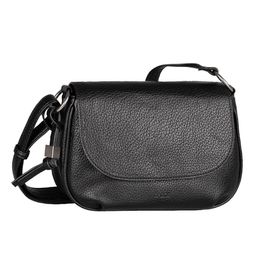Gabor Damen Schultertasche "Rosina", schwarz, Polyurethan, clean, gepflegt, gepr&auml;gtes Muster, unifarben, Taschen, l&auml;ssiger Look mit softem Material