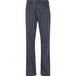 DEF Herren Bequeme Jeans "DEF Herren DEF Straight Loose Fit Denim", grau, Gr. 32, unifarben, 100% Baumwolle, Jeans