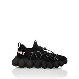 Plein Sport Damen Sneaker "Tiger", Gr. 40, schwarz, Schuhe