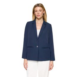 Betty Barclay Damen Longblazer "Damen mit Reverskragen"dunkelblau, Gr. 46, Obermaterial: 96% Polyester, 4% Elasthan. Futter: 100% Polyester, Blazer