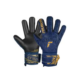 Reusch Kinder Torwarthandschuhe "Attrakt Freegel Silver Junior", bunt, Gr. 5, mehrfarbig, 56% Elastodien, 34% Polyester, 5% Lederimitat, Handschuhe,