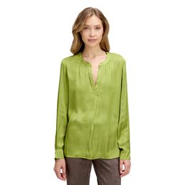 Betty Barclay Damen Satinbluse "Damen langarm"fresh moss, Gr. 44, Obermaterial: 100% Polyester, Blusen