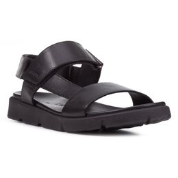 Geox Herren Sandale "U XAND 2S", Gr. 41, schwarz, Leder, Schuhe