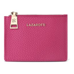 LAZAROTTI Damen Kartenetui "Bologna Leather Schl&uuml;sseletui Cardholder RFID Leder 11,5", pink, Leder, Kleinlederwaren