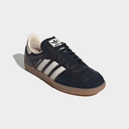 Herren Sneaker "SAMBA OG", adidas originals, Gr. 42, schwarz, Leder, Schuhe
