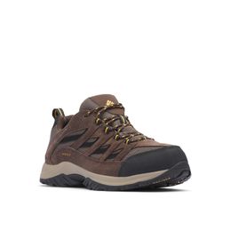 Columbia Herren Wanderschuh "CRESTWOOD WATERPROOF", Gr. 44,5, braun, Synthetik, Schuhe, wasserdicht
